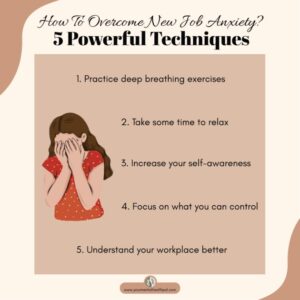 How To Overcome New Job Anxiety?
