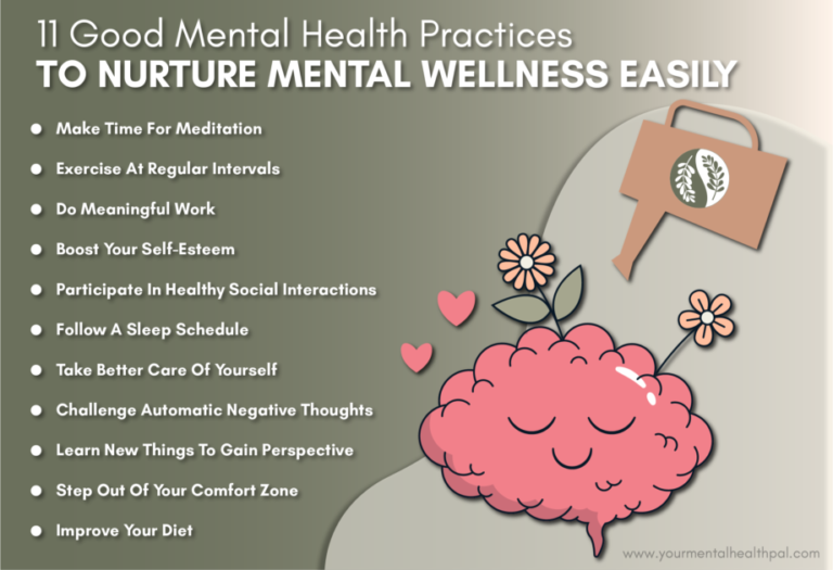 11 Good Mental Health Practices To Nurture Your Mind